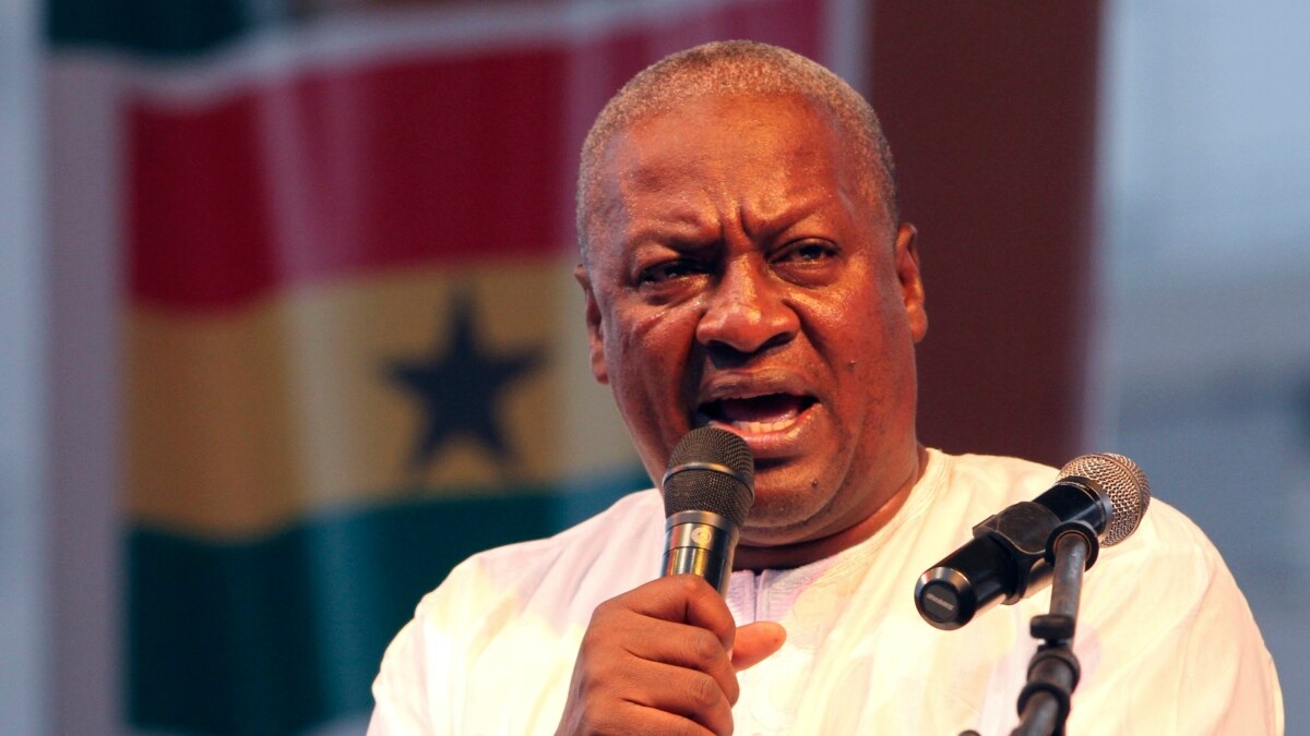 Ghana- « Moi John Mahama, je vais résoudre la crise à laquelle le pays ...